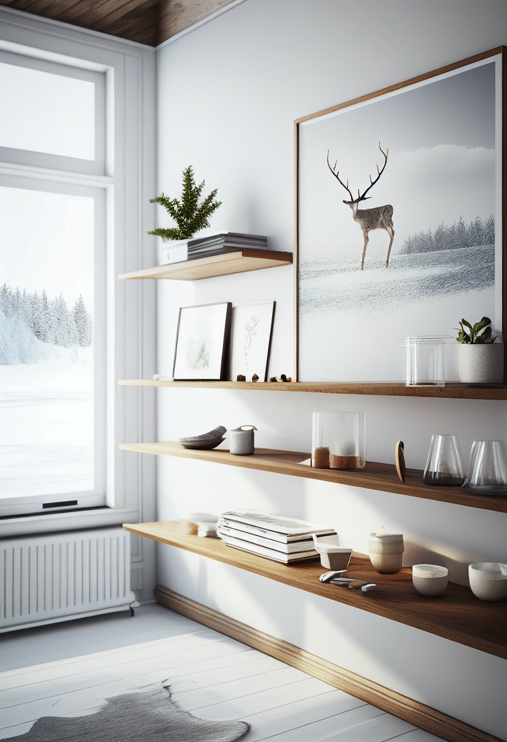 Wooden Shelf Sizes - Slim, Thick, Short, Long, Narrow & Wide Shelving