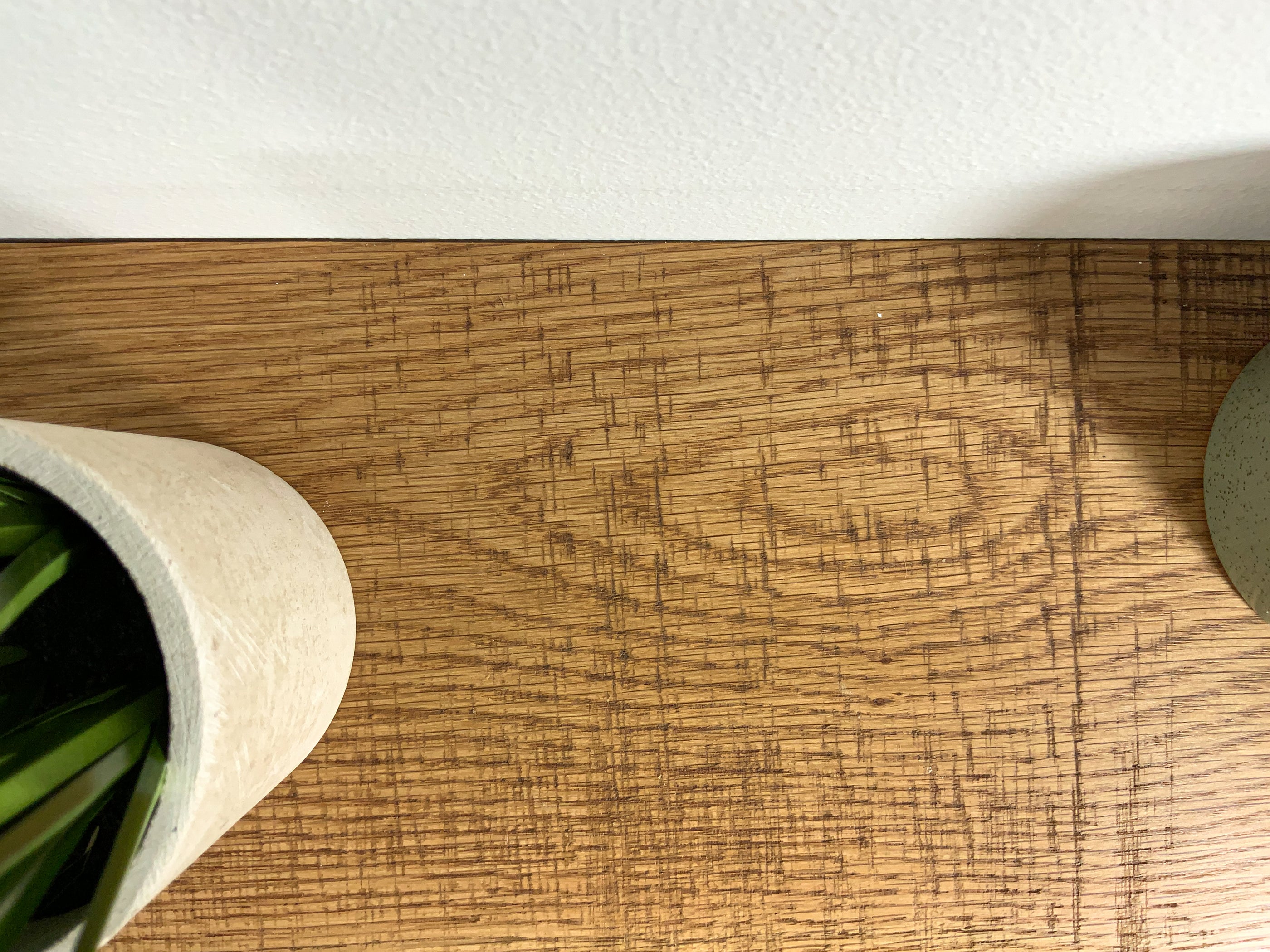 Slim Light Rustic Oak Floating Shelf - Solid Wood & FREE P&P