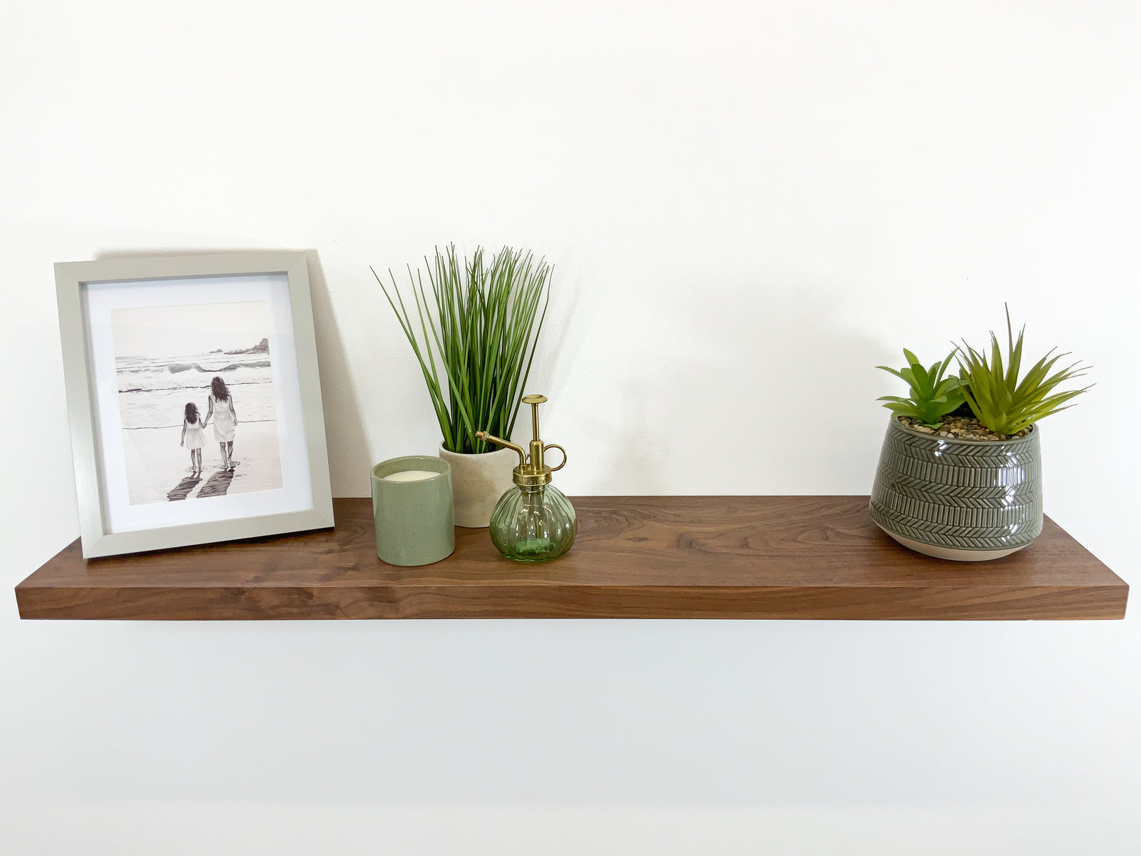 Walnut Shelves - Solid High-End Walnut Wall Shelf Units - FREE P&P